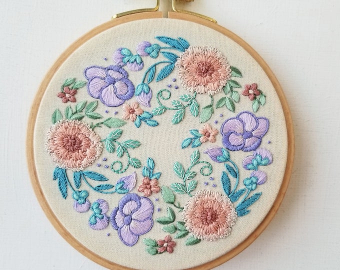 Colorful Modern Embroidery Designs for by JessLongEmbroidery