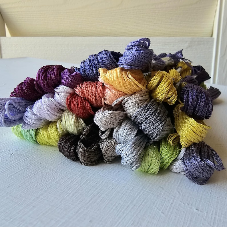 New DMC Colors Hand Embroidery Floss Bundle, DMC 1 - 35 Six-stranded ...