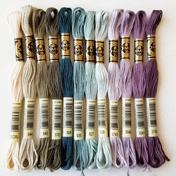 Hand Embroidery Floss Bundle Needlework Beginner Supplies - Etsy
