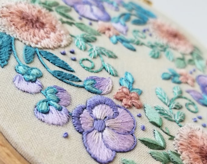 Colorful Modern Embroidery Designs for by JessLongEmbroidery