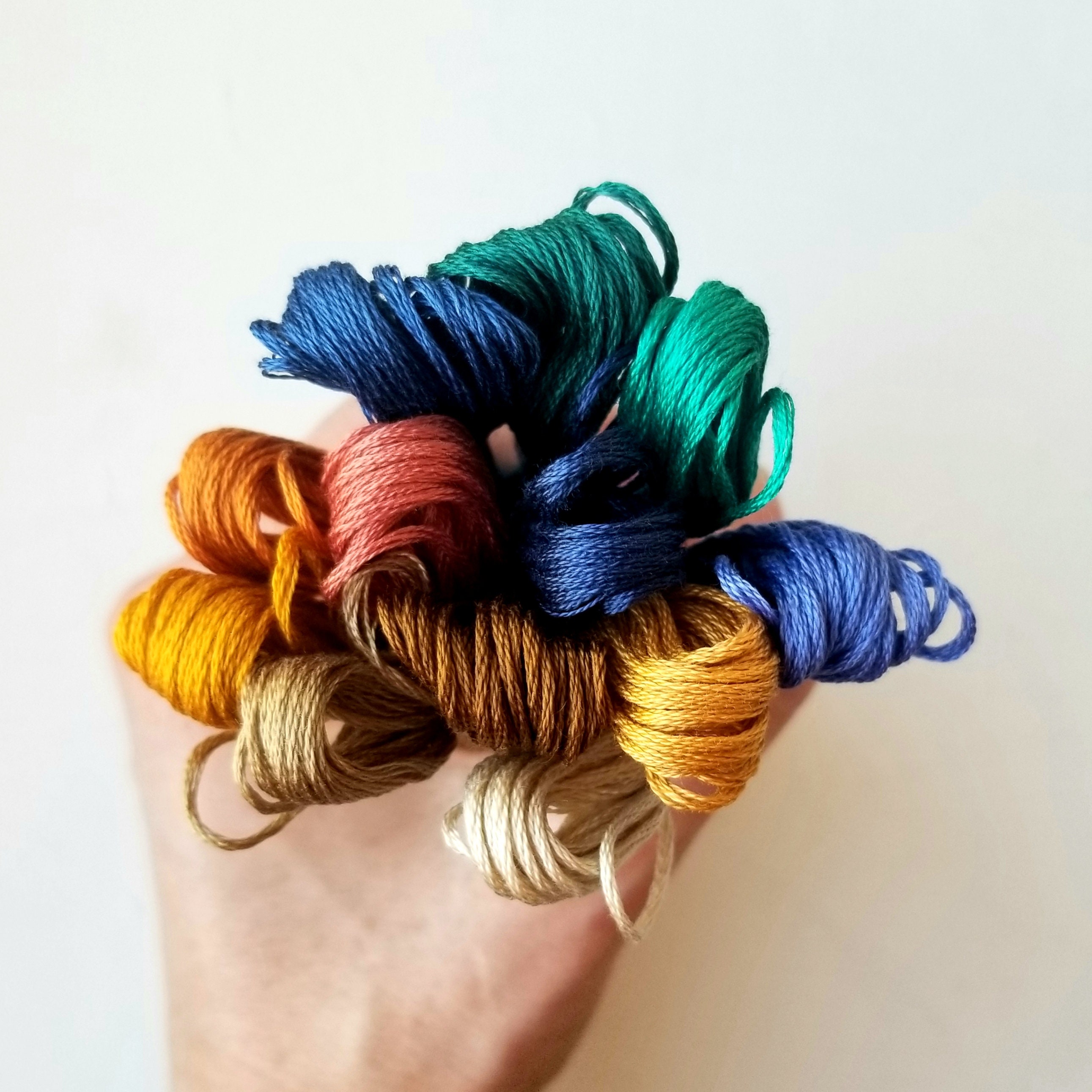 Hand Embroidery Floss Bundle DMC Six-stranded Floss Skeins - Etsy