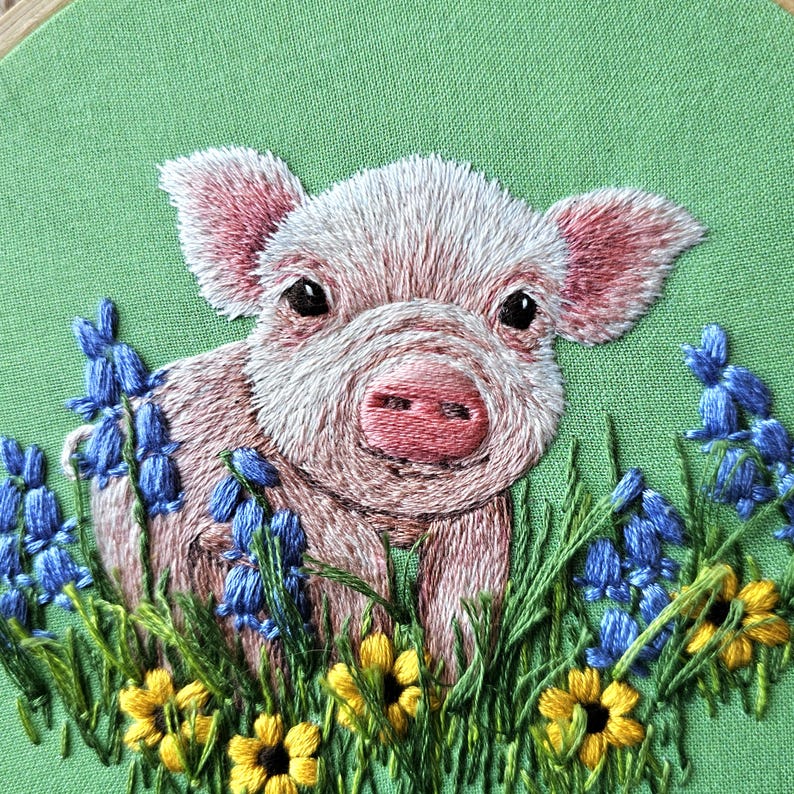 Embroidering Animals With Color and Texture by Jessica Long, Hand ...