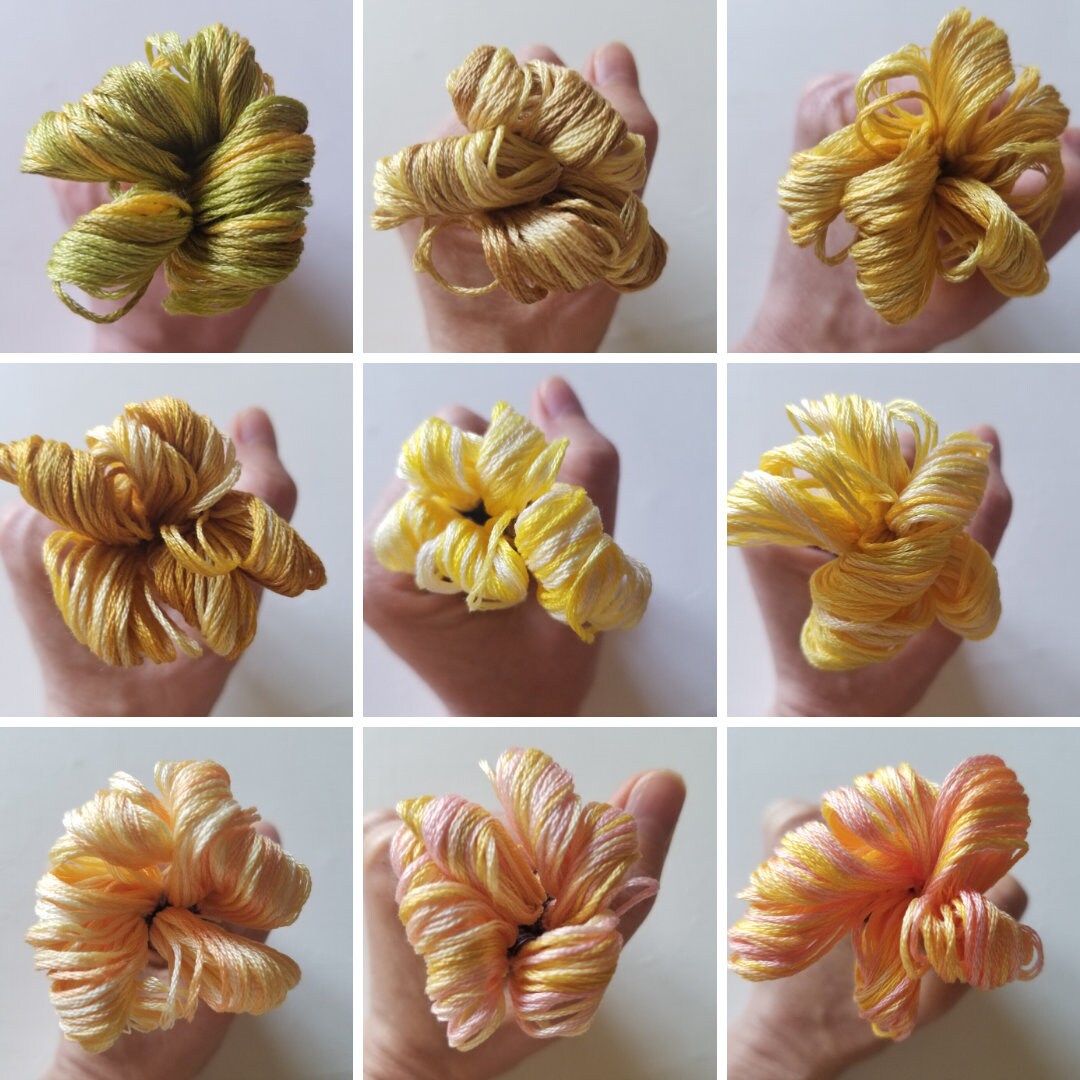 DMC Color Variations Cotton Embroidery Floss: 4070 Through 4100. Single ...