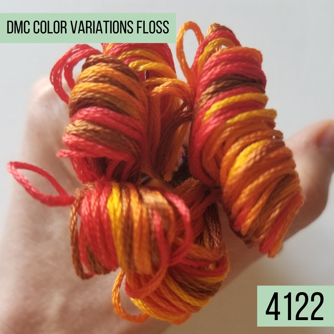 DMC Color Variations Cotton Embroidery Floss: 4110 Through | Etsy