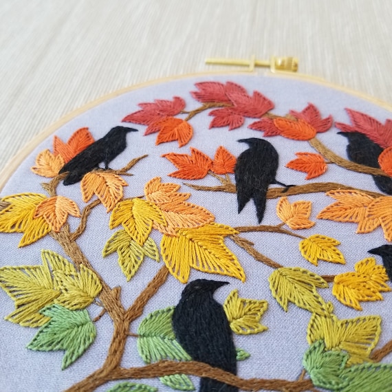 Hand Embroidery Birds Designs