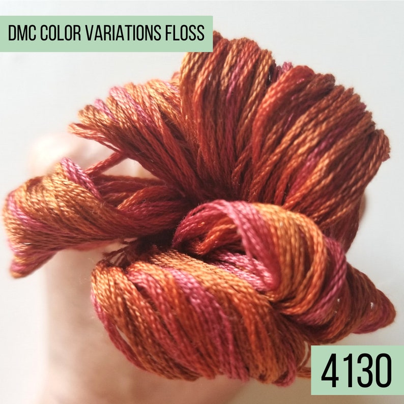 DMC Color Variations Cotton Embroidery Floss: 4110 Through 4135. Single ...