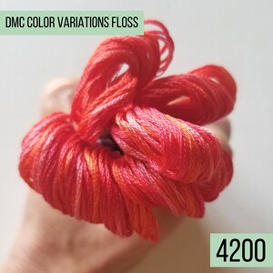 DMC Color Variations Cotton Embroidery Floss: 4140 Through 4205. Single ...