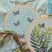 Monarch Butterfly Hand Embroidery DIY Kit, Modern Embroidery Pattern ...