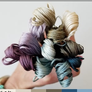 Hand Embroidery Floss Bundle, Needlework Beginner Supplies Set, DMC 6 ...