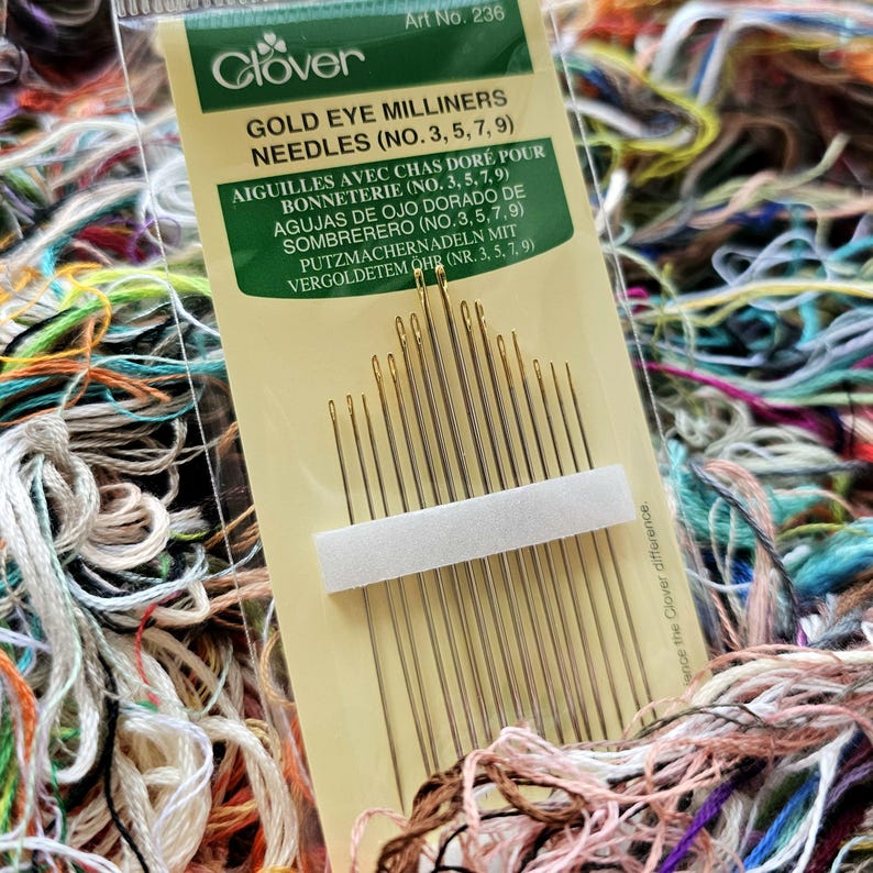 Straw Milliners Hand Embroidery Needles Variety Pack From Clover ...