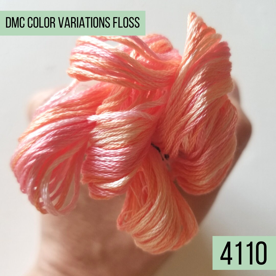 DMC Color Variations Cotton Embroidery Floss: 4110 Through 4135. Single ...
