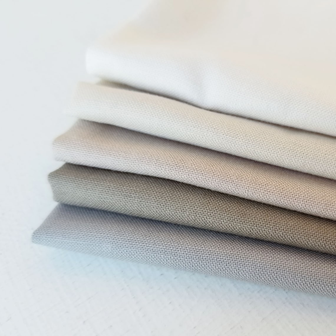 Neutral Colors Fat Quarter Fabric Collection Cloth for - Etsy