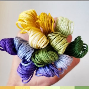 DMC 6-stranded Cotton Embroidery Floss, Bulk Thread Bundle, Needlework ...