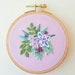 DIY Mini Beginner Embroidery Project Spring Flowers Decor - Etsy
