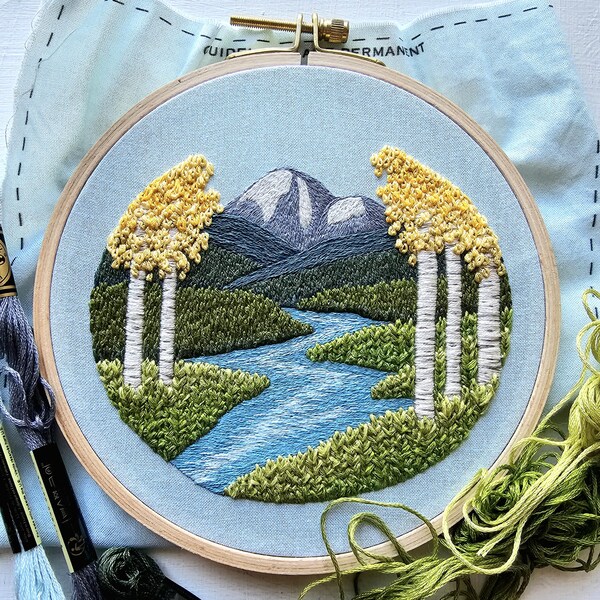 Embroidery Landscape - Etsy