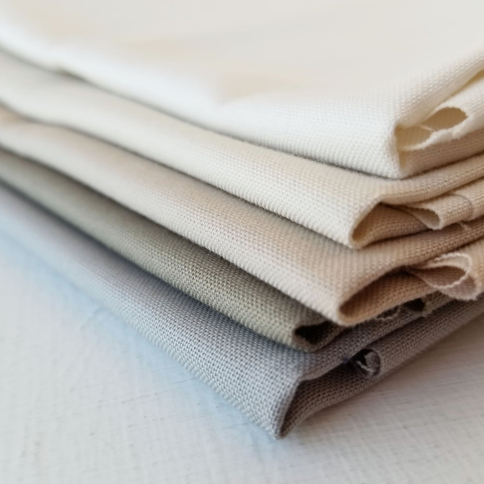 Colores neutros colección de telas de cuarto de grasa tela | Etsy