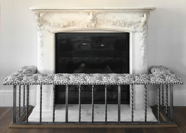 Fireplace Bench Club Fender Bench Seating Fireplace | Etsy