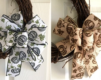 Pre Made Fall Bow - Etsy