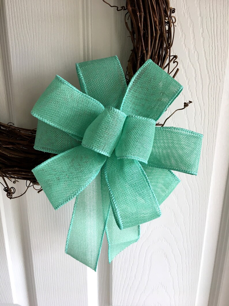 Burlap Farmhouse Decor Bows Bows for Wreaths Gift Bows | Etsy