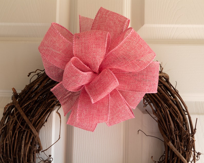 Burlap Farmhouse Decor Bows Bows for Wreaths Gift Bows | Etsy