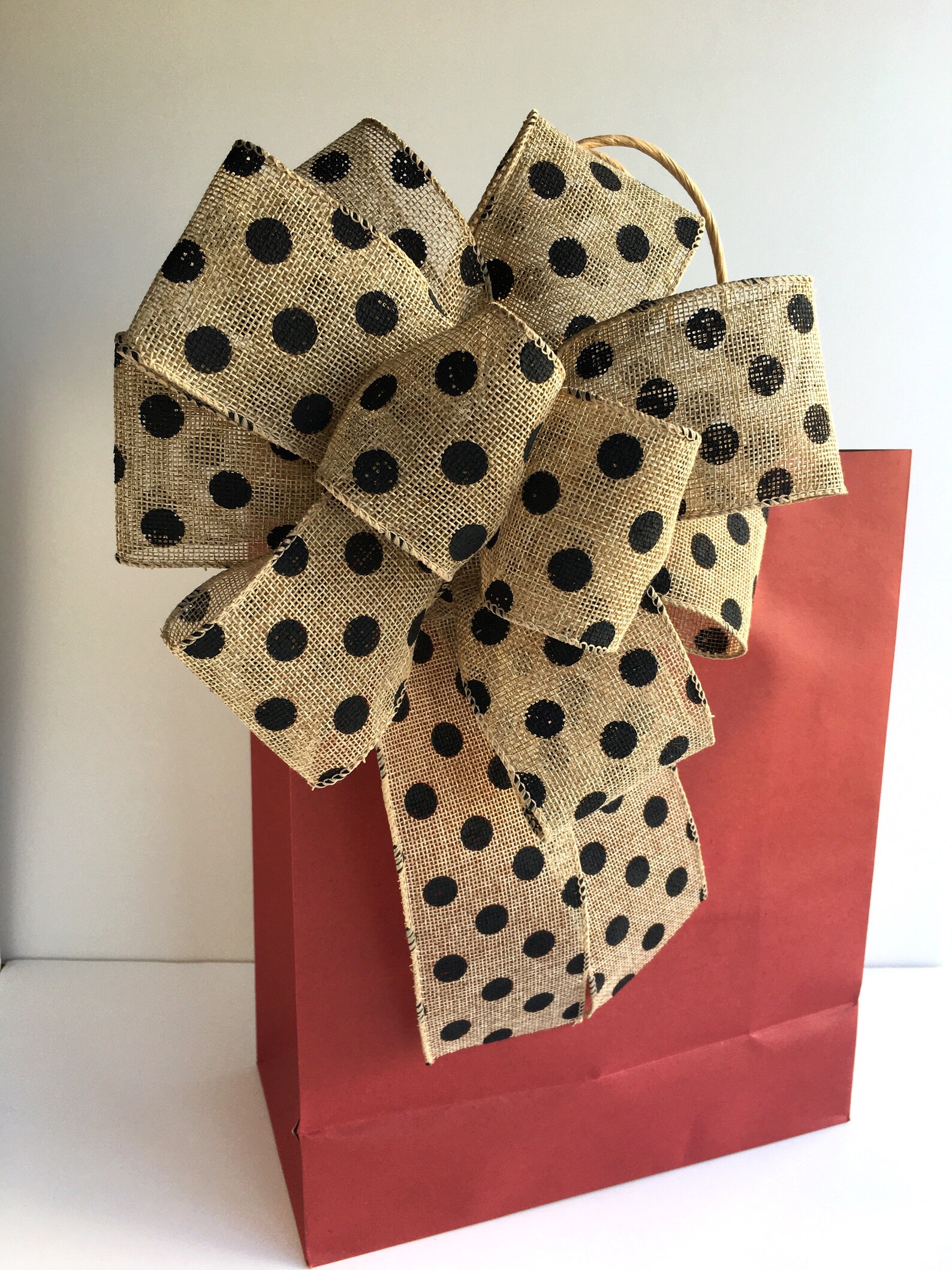 Burlap Farmhouse Decor Bows Bows for Wreaths Gift Bows | Etsy