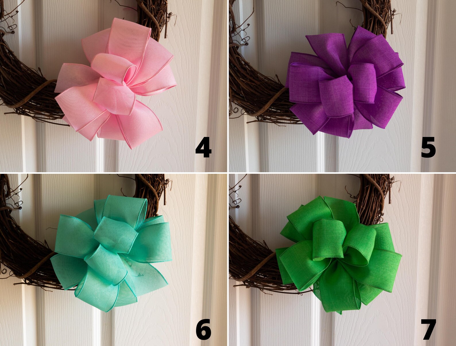 Burlap Farmhouse Decor Bows Bows for Wreaths Gift Bows | Etsy