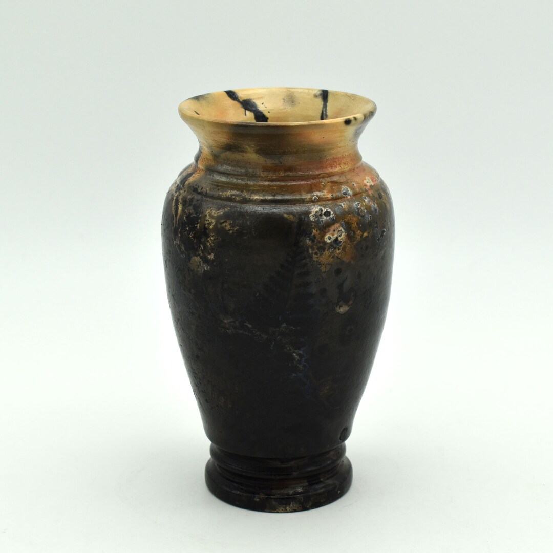 Pit Fired Ceramic Vase - Etsy