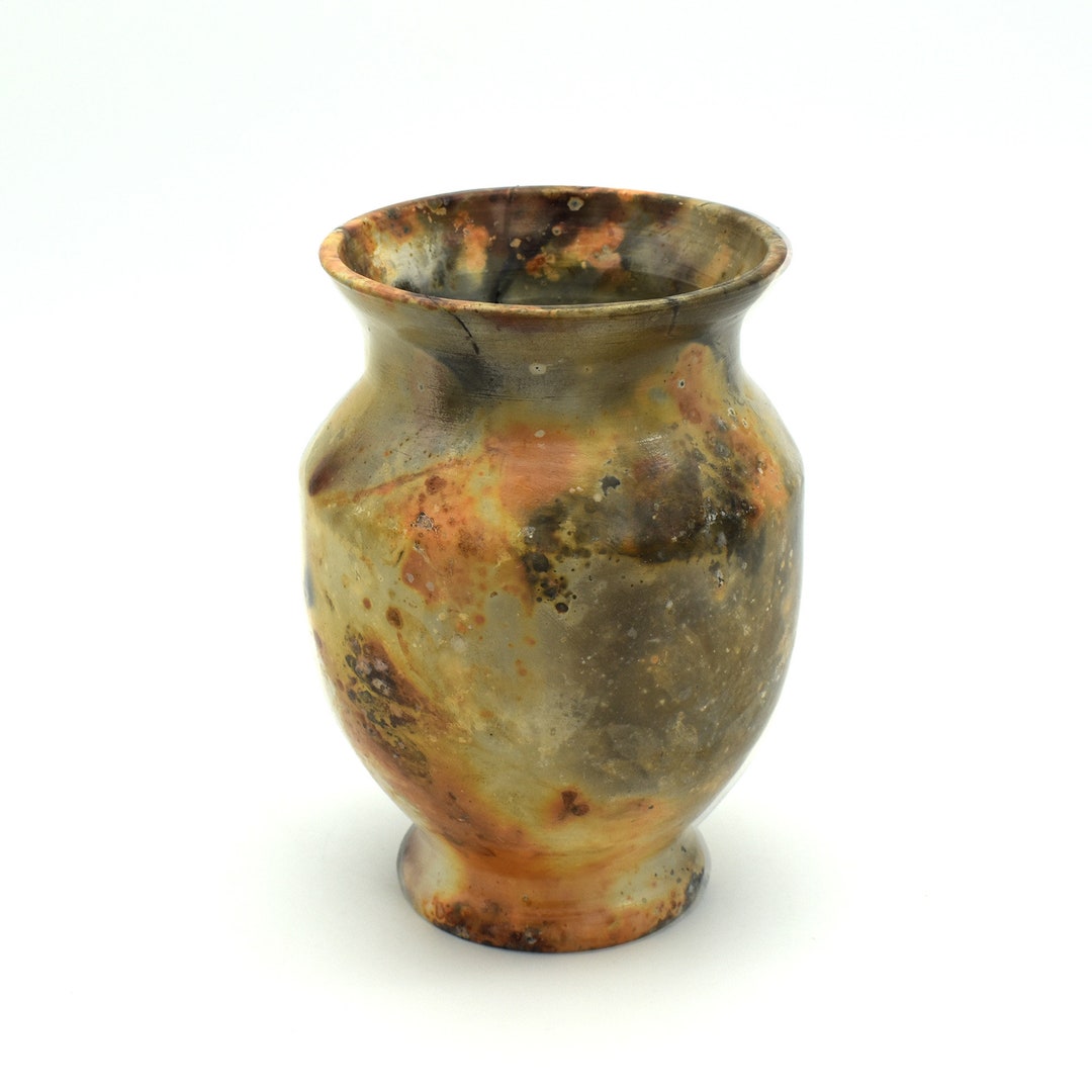 Pit Fired Vase - Etsy