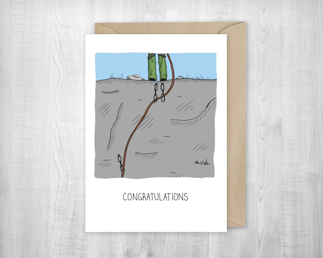 Congrats Climbing, Greeting Card, Rock Climbing, Mountain Climbing ...