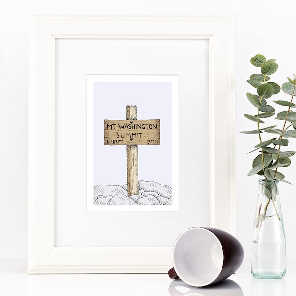 White Mountain Summit Signs - Etsy