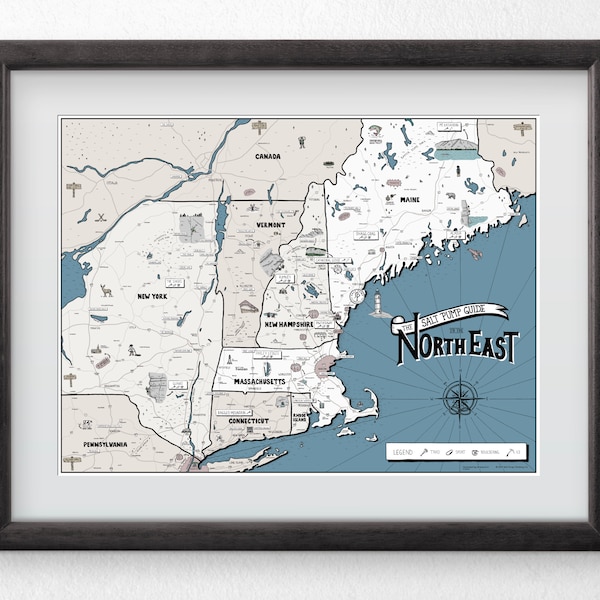 Ledges on a Map - Etsy