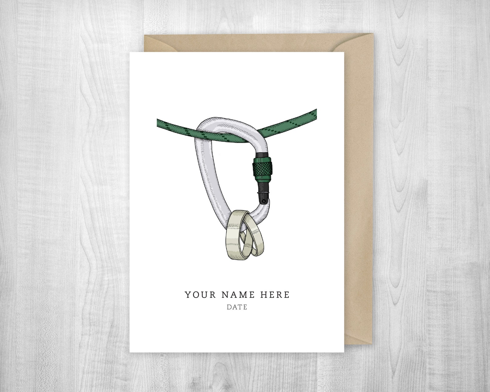 Wedding Climbing Card Greeting Card Print Mountaineering - Etsy