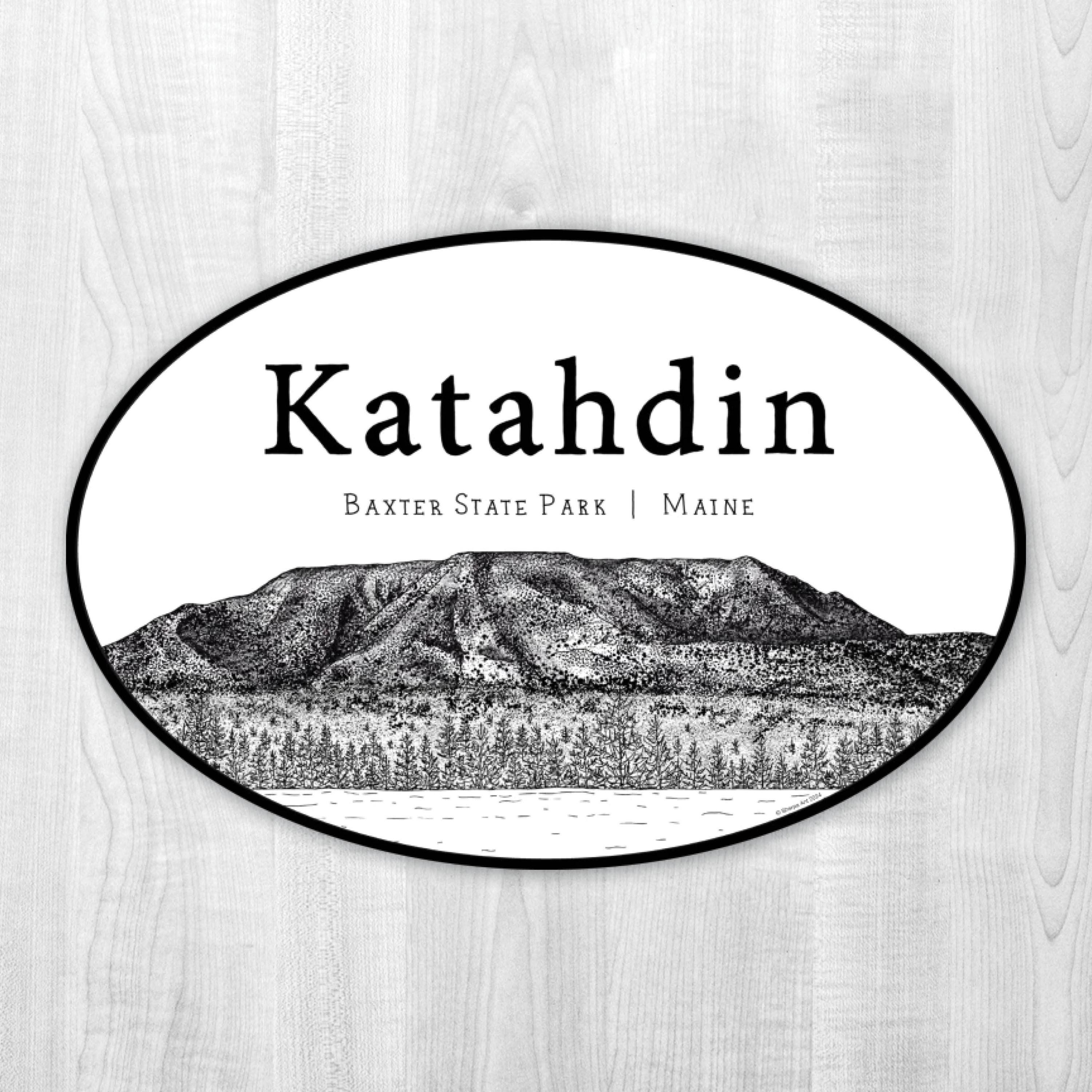 Mt. Katahdin Maine Poster Print - Etsy