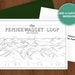 Pemi Loop New Hampshire, 4000 Footers Illustrated Print Map Hiking, New ...