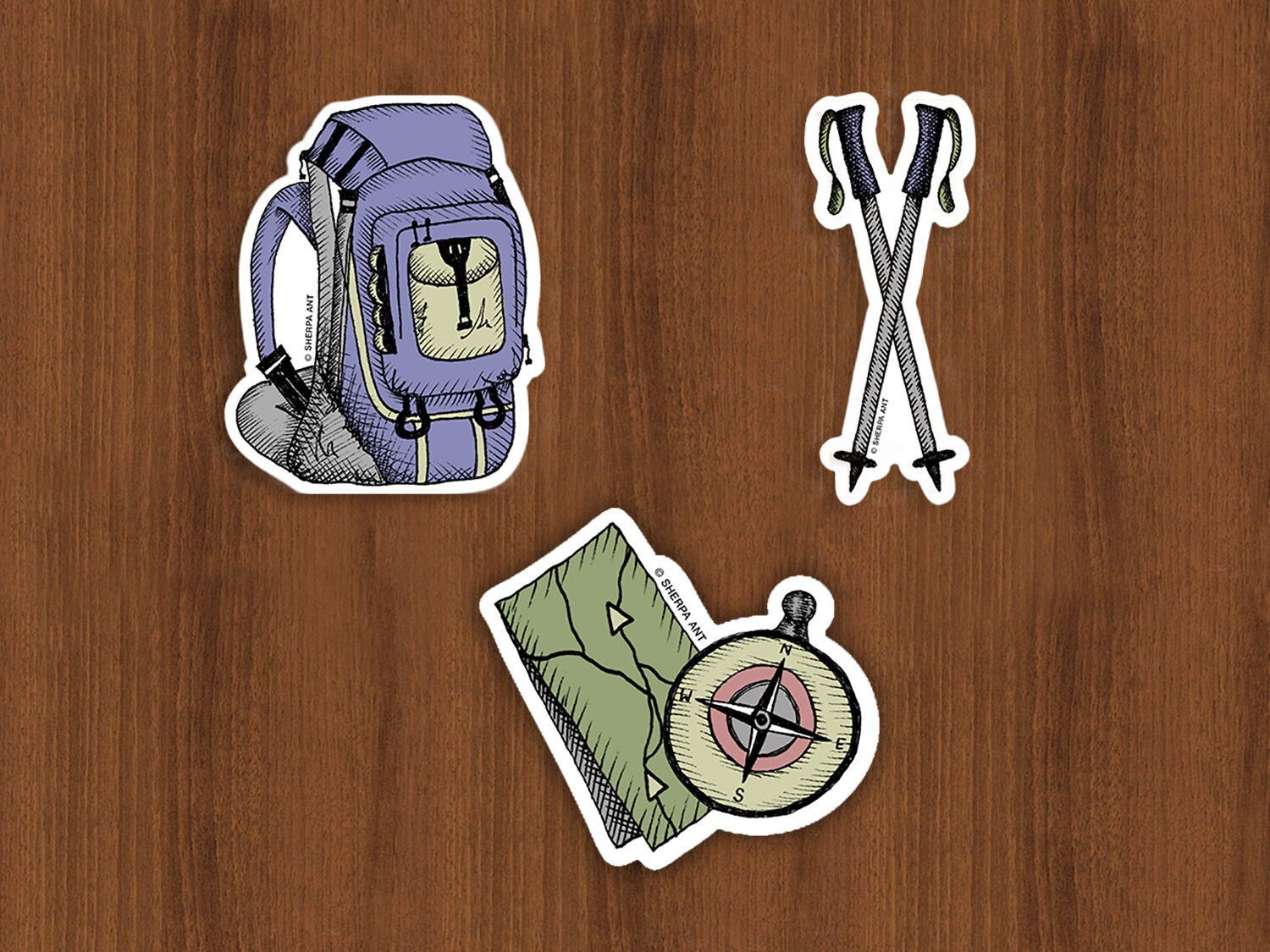 Hiking Magnets Magnet Pack Hike Backpack Trek Hiking - Etsy