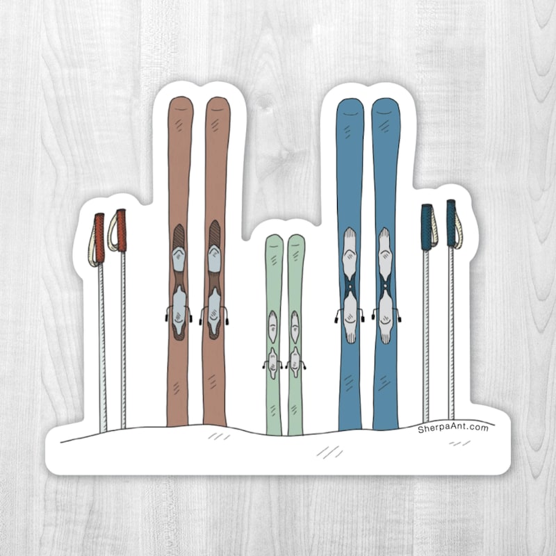 Ski Traveling Stickers - Etsy