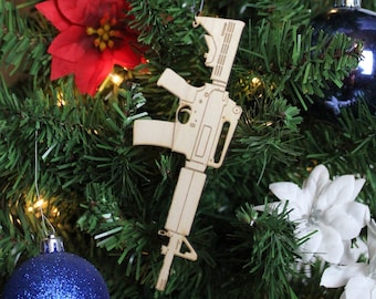 Rifle Christmas Ornament - Etsy