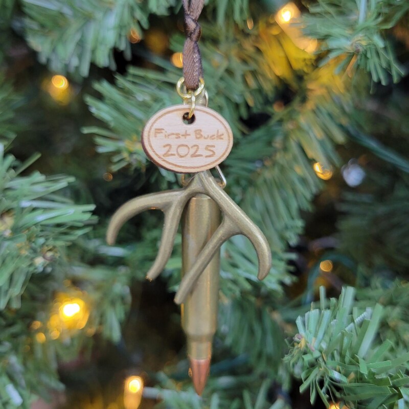 First Buck Tree Ornament - Etsy