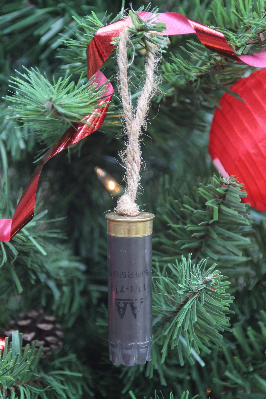 Gray Shotgun Shell Ornament | Hunting Shotshell Headstamp Christmas ...