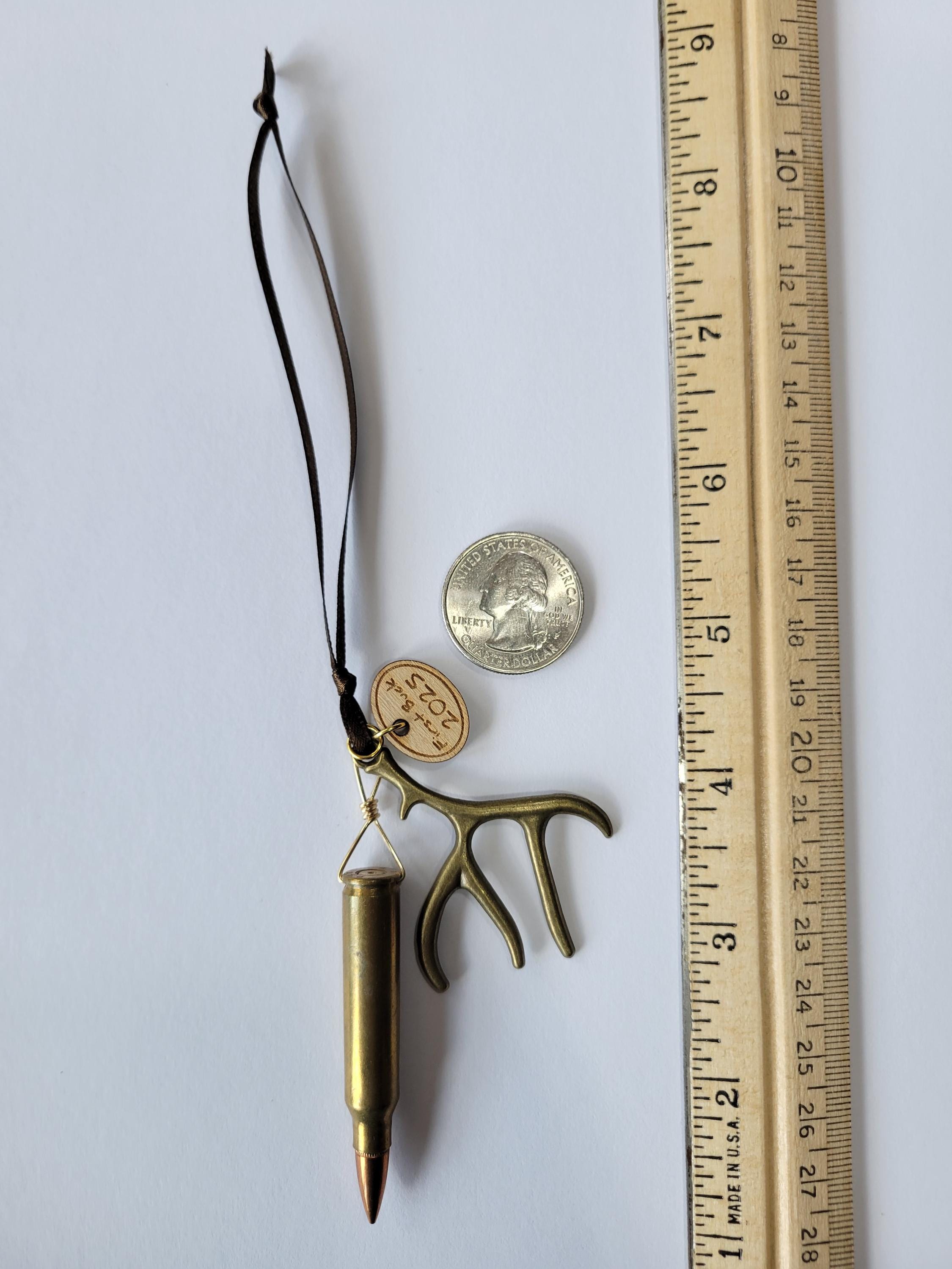 First Buck 2025 Bullet and Antler Hunting Christmas Tree Ornament - Etsy