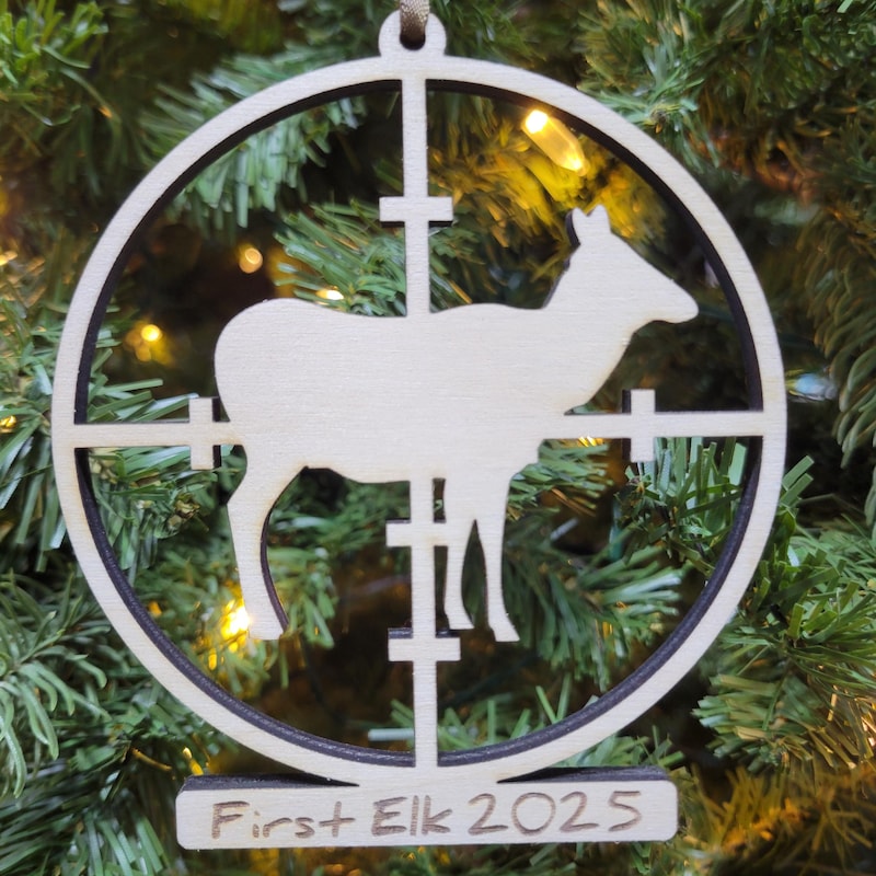Deer or Elk Ornaments - Etsy