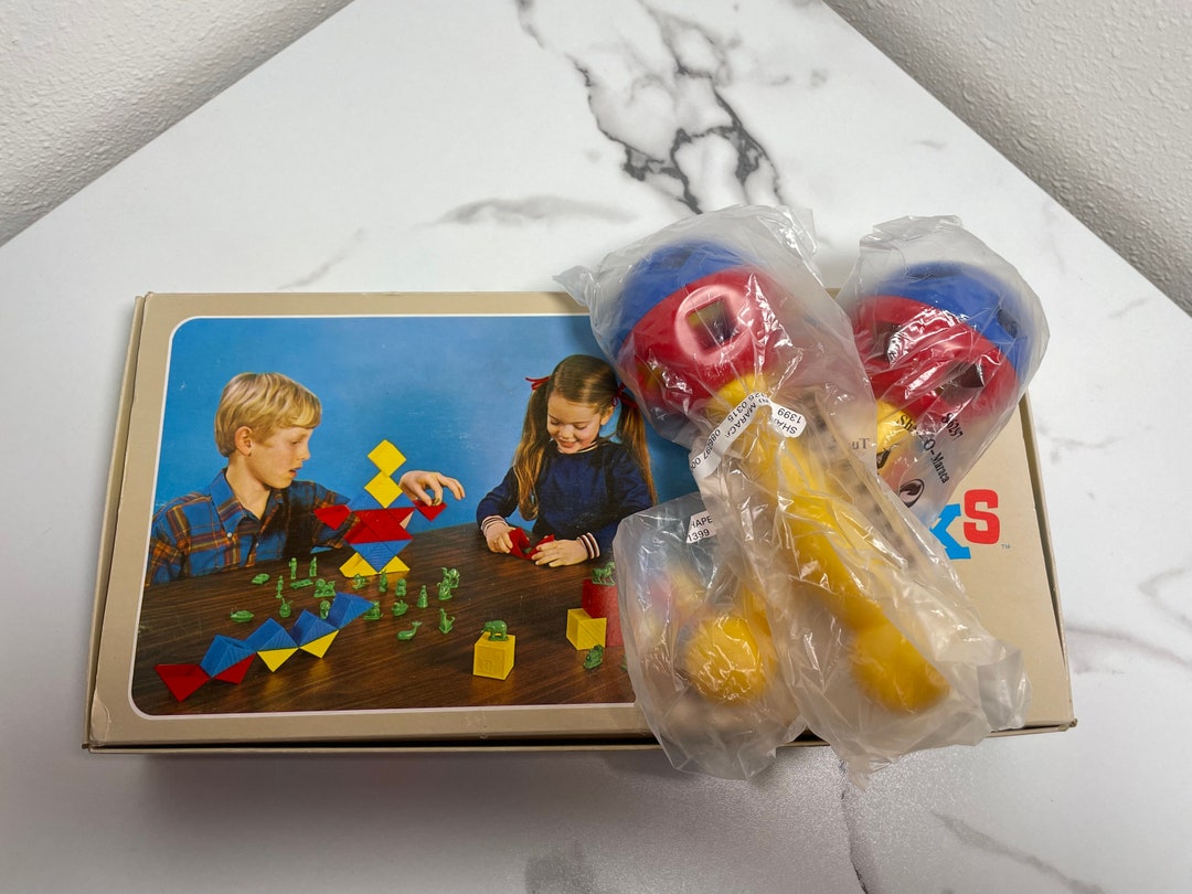 Tupperware Busy Blocks and Shape-o Maracas - Etsy