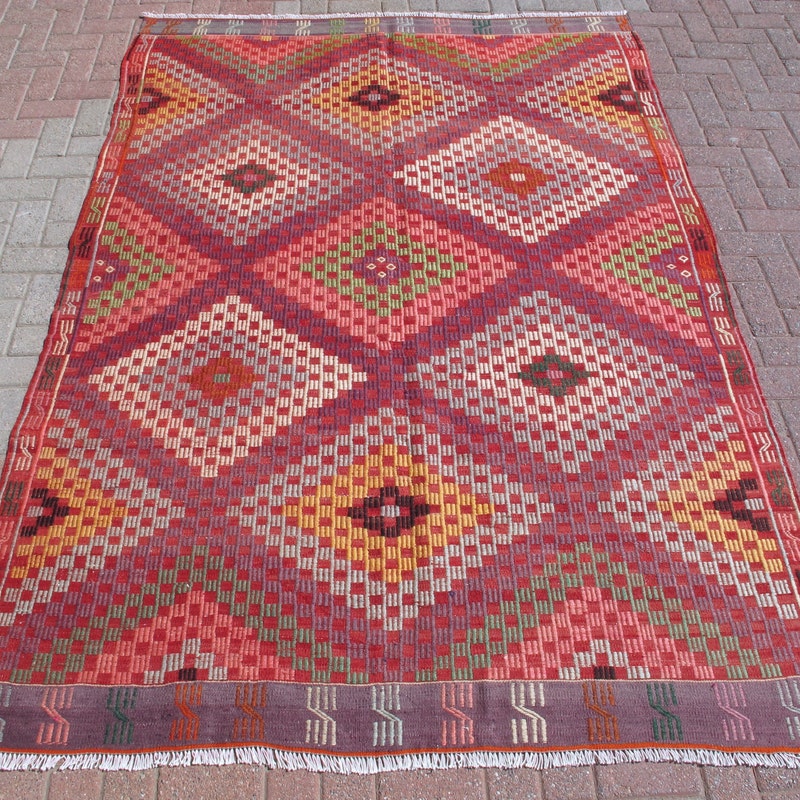 Large Kilim Rug - Etsy