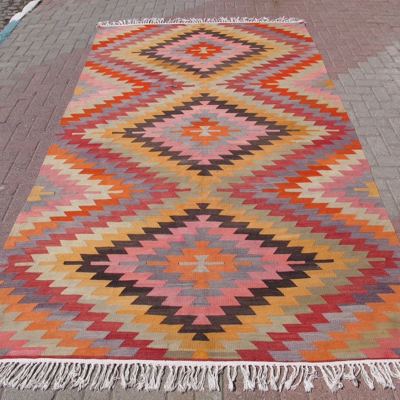 6x11 Vintage Turkish Rug - Etsy
