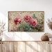 Frame TV Art - Pink Roses | Vintage Floral Oil Painting, Valentines ...