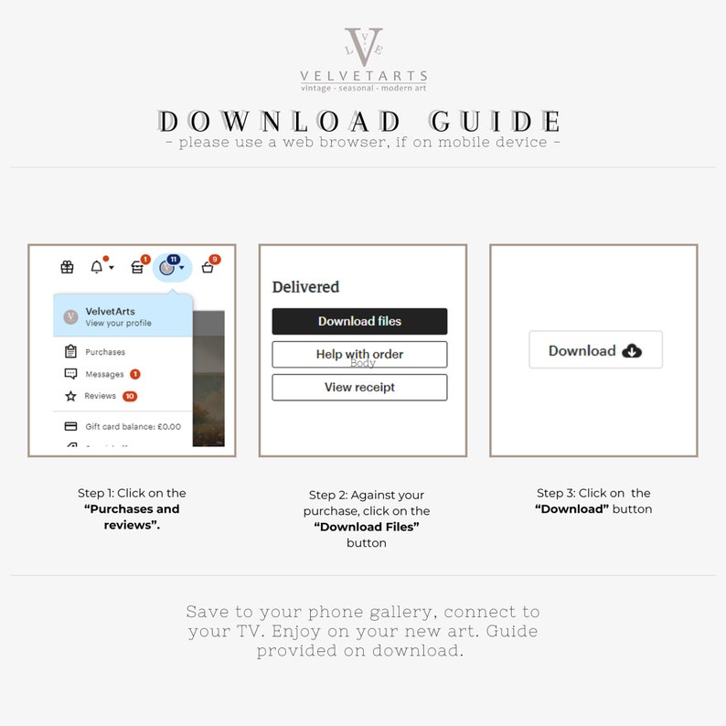 Printable - Santa Overlooking Village Vintage Painting | Christmas ...