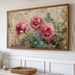 Frame TV Art - Pink Roses | Vintage Floral Oil Painting, Valentines ...