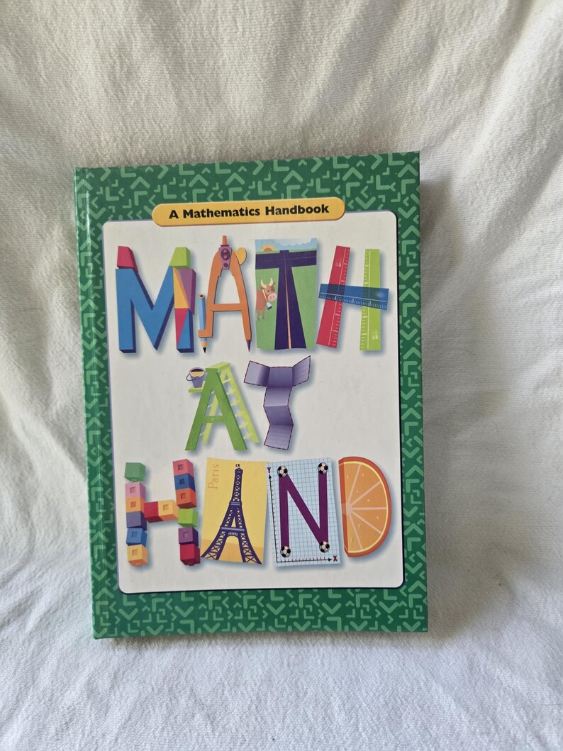 Math at Hand Text Book Hardcover Grade School - Etsy