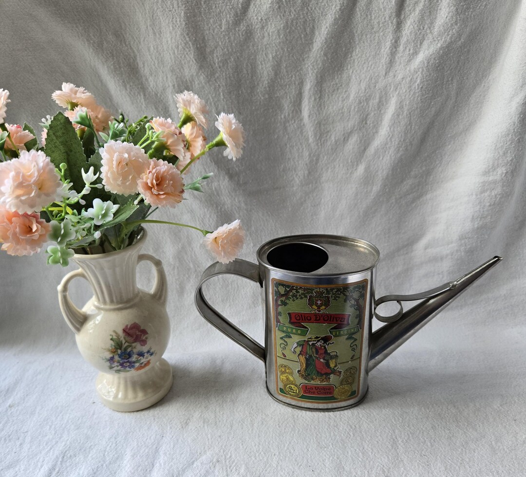 Olio D'oliva Tin Olive Oil Pouring Can - Etsy