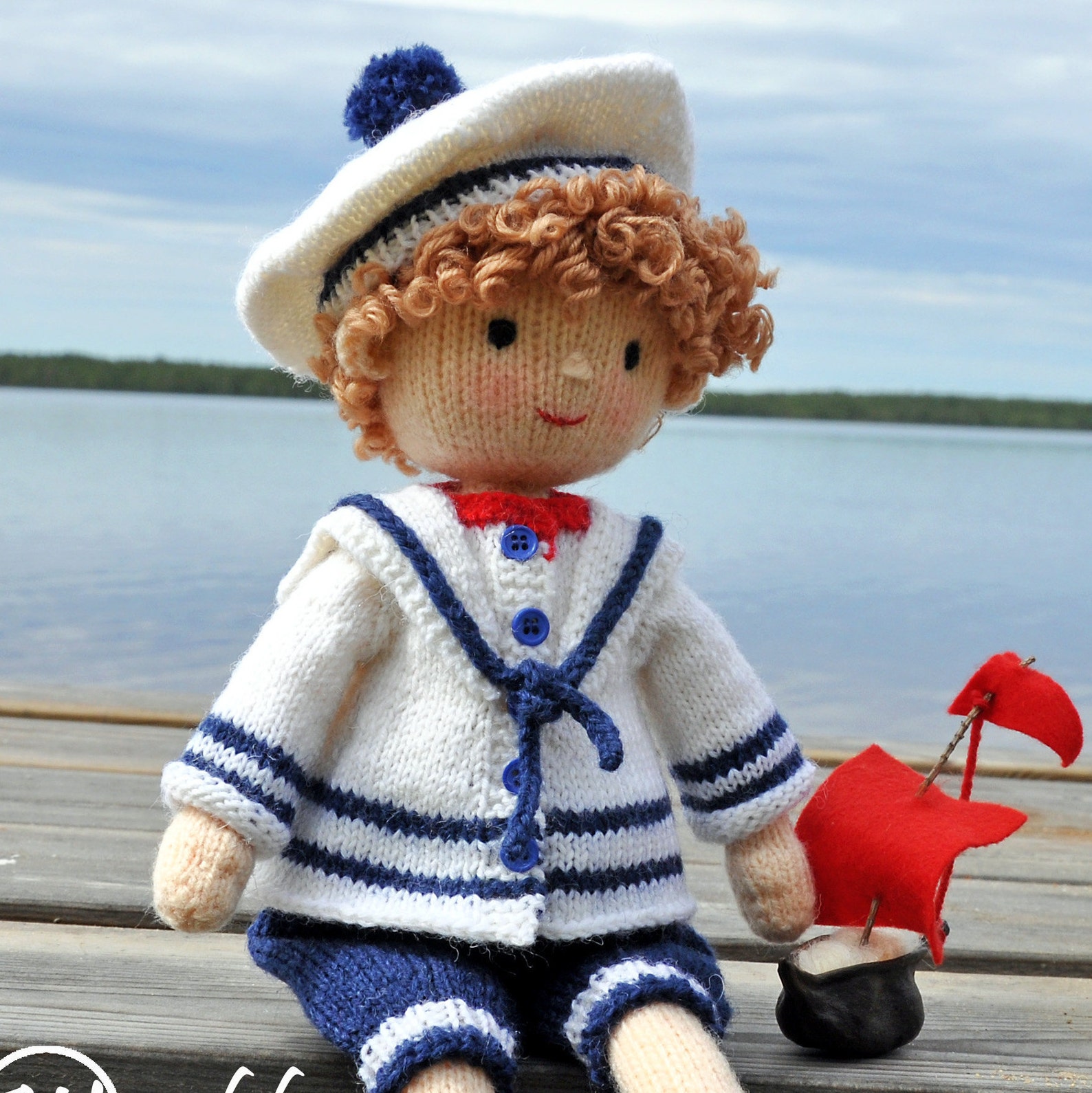Knitting Pattern for Sailor Doll. Amigurumi Toy Pattern. - Etsy
